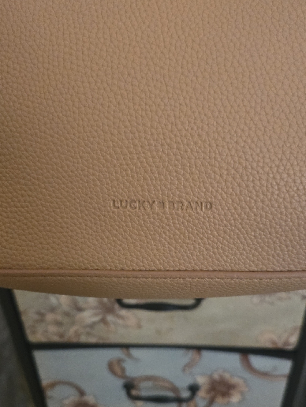 Lucky Brand | Bags | Lucky Brand Beigetan Pebbled Leather Crossbody Bag ...